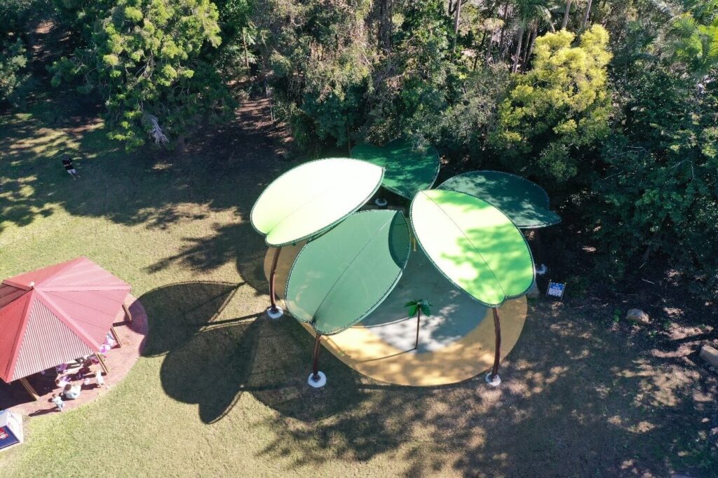 Leaf shade Structure