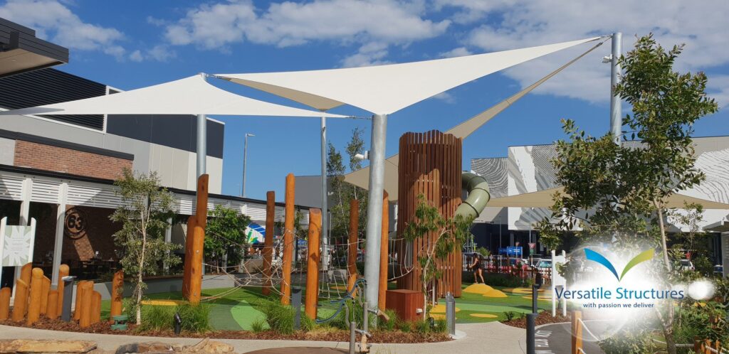 Westfield Coomera playground shade structure