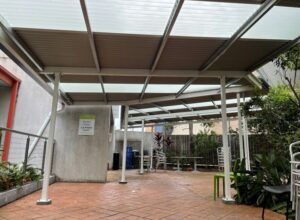 Polycarbonate panels are the perfect choice for shade structures